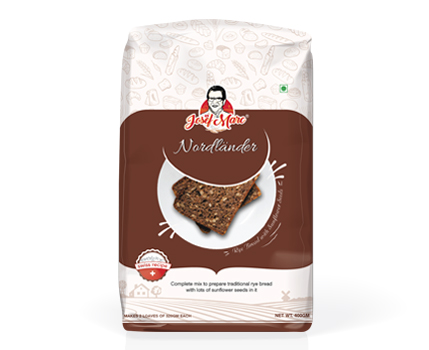 Nordlander Premix, Rye Bread with Sunflower Seeds, Buy Online.